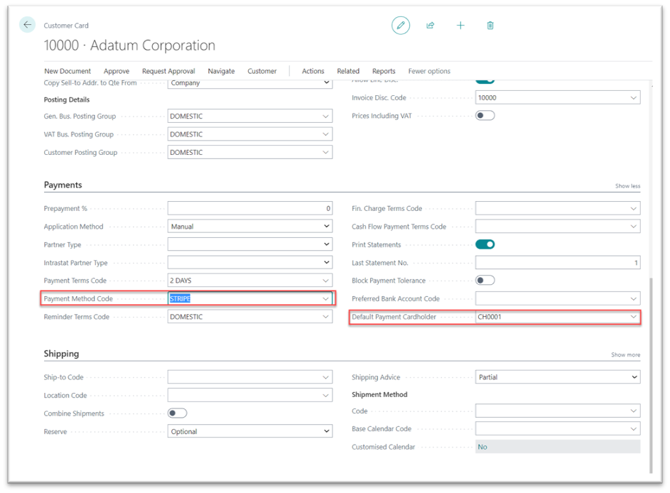 Clever Dynamics - Customer Card